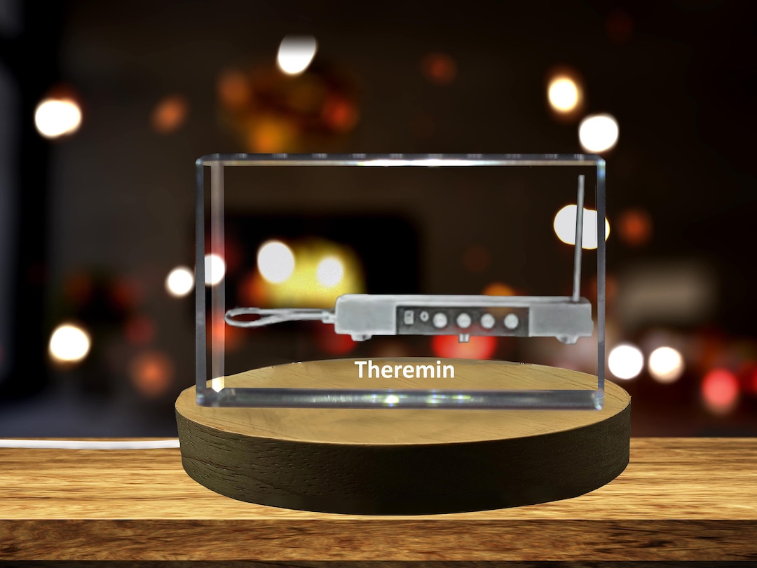 Theremin 3D Engraved Crystal 3D Engraved Crystal Keepsake/gift/decor/collectible/souvenir - Etsy