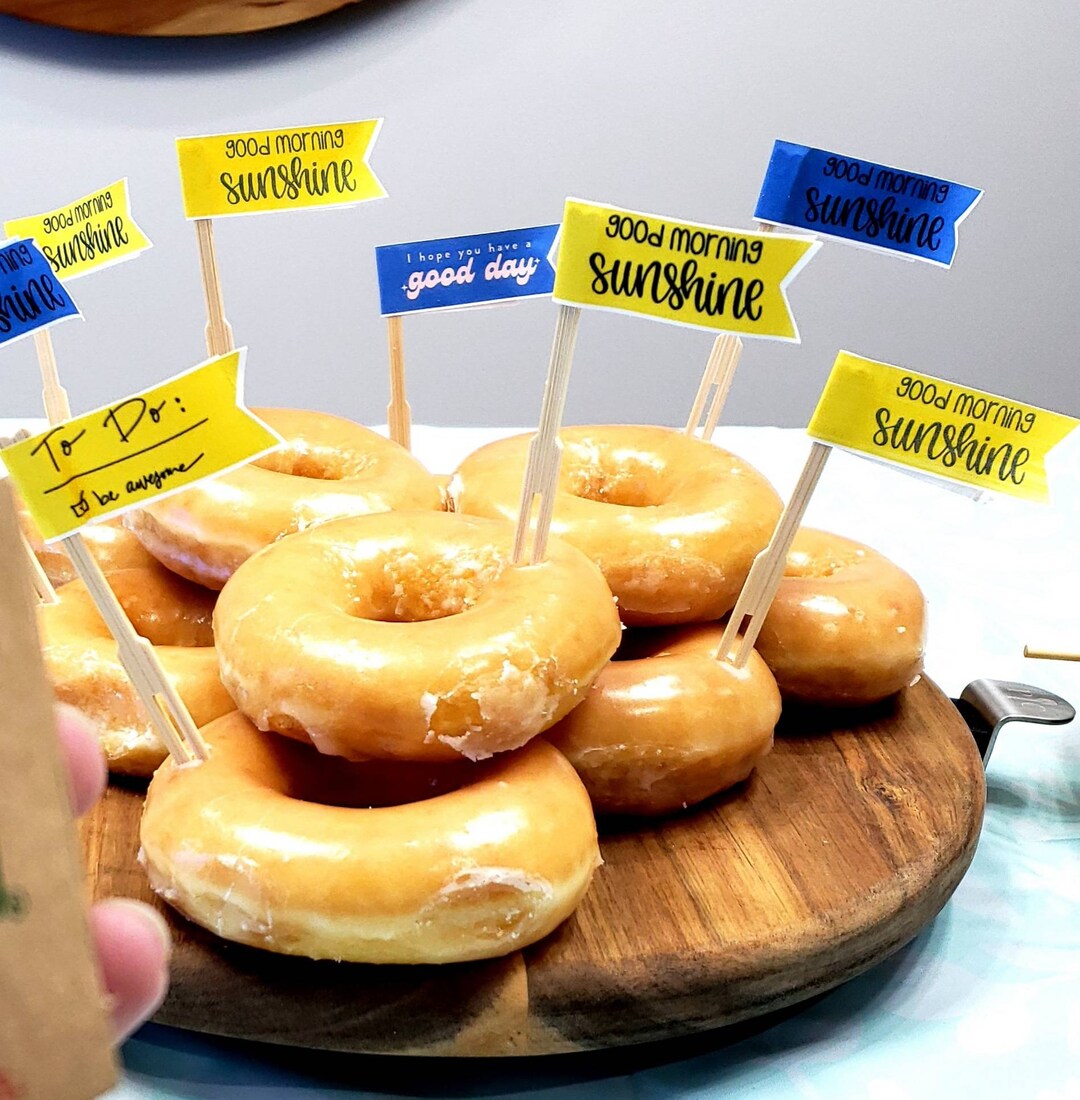 Affirmation Flag Toppers - Etsy