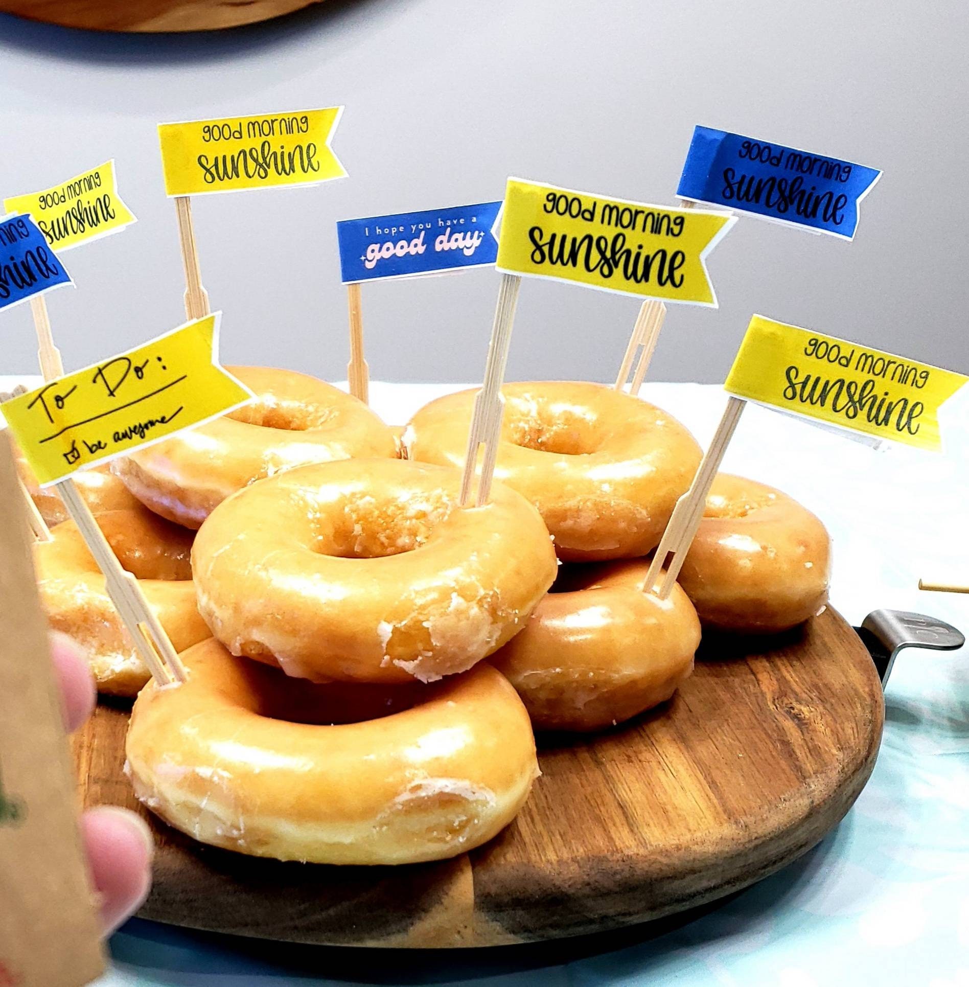 Affirmation Flag Toppers - Etsy