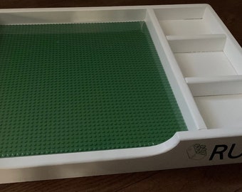 Brick Building Tray With Removable Lego Baseplate - Etsy