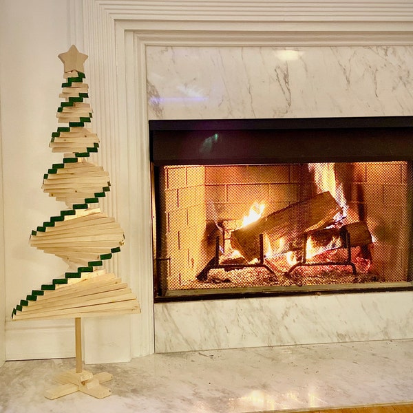 Spiral Wooden Tree - Etsy