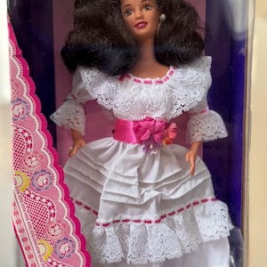 Vintage 1996 Puerto Rican Barbie – Dolls of the World Collection ...