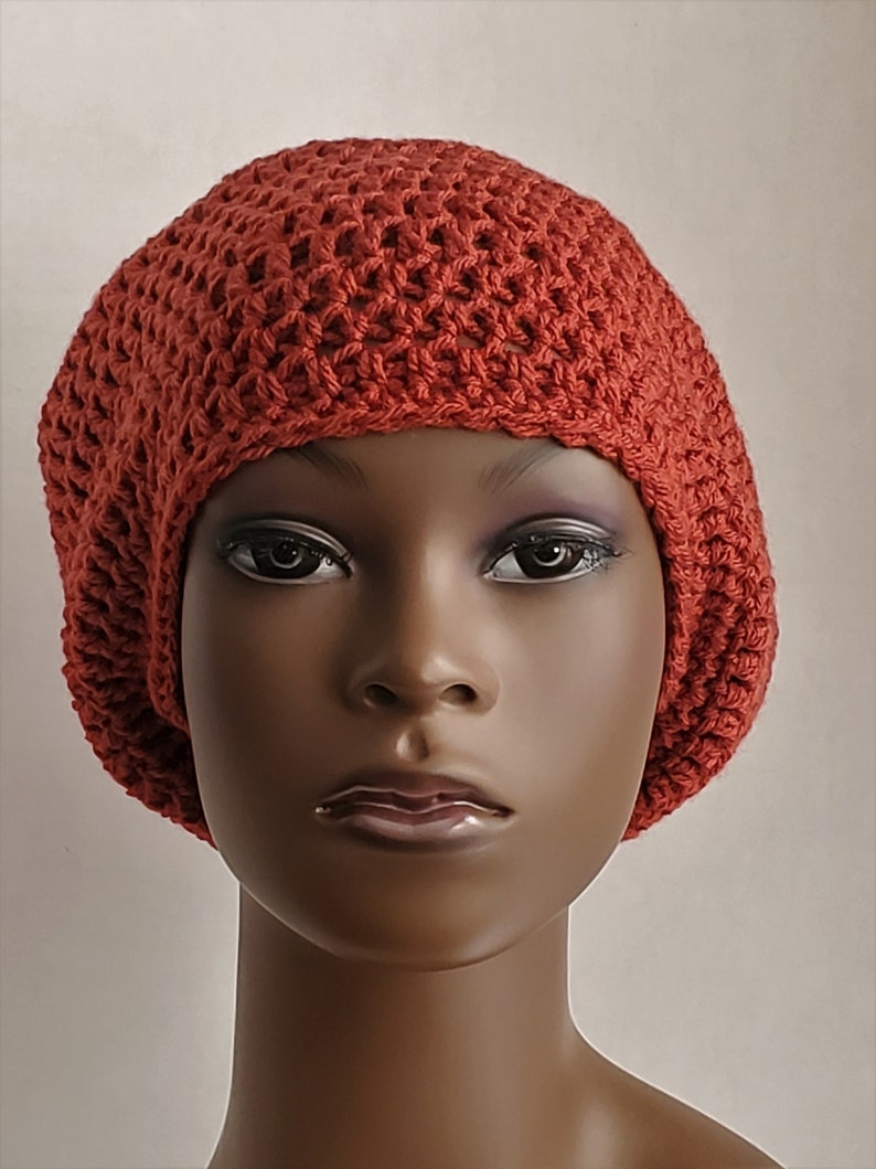 Unisex Hat for Dreadlocks Terra Cotta Rasta Tam Hat Cap - Etsy