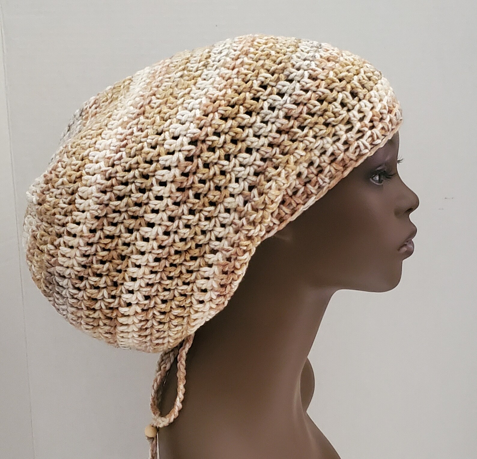 Crochet Dreadlock Tam Hat Loc Cap With Drawstring Optional - Etsy