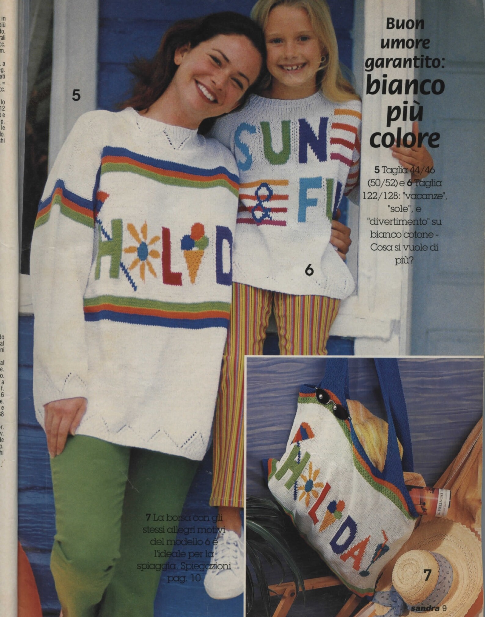 Italian 90s Knitting Pattern: Modelli Maglia Anni 90 (PDF Rivista ...