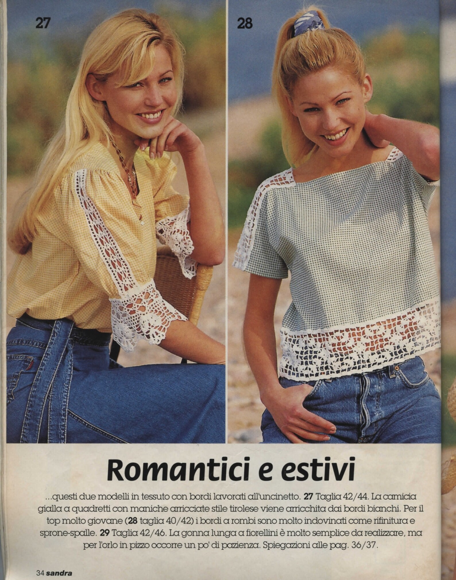 Italian 90s Knitting Pattern: Modelli Maglia Anni 90 (PDF Rivista ...