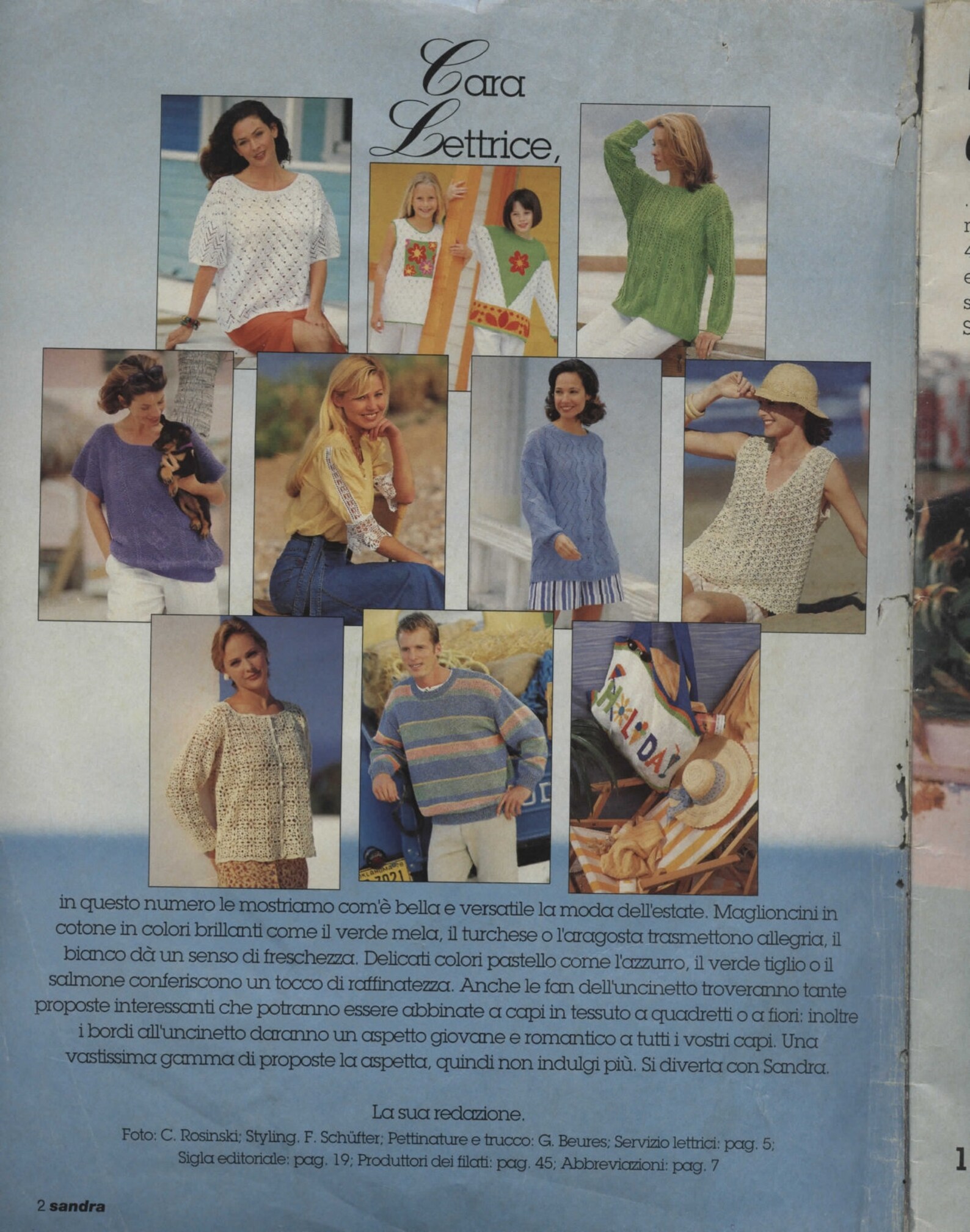 Italian 90s Knitting Pattern: Modelli Maglia Anni 90 (PDF Rivista ...