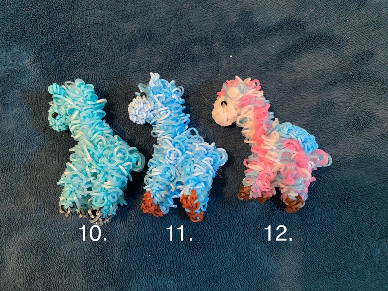 Rainbow Loom Loomigurumi Llama - Etsy
