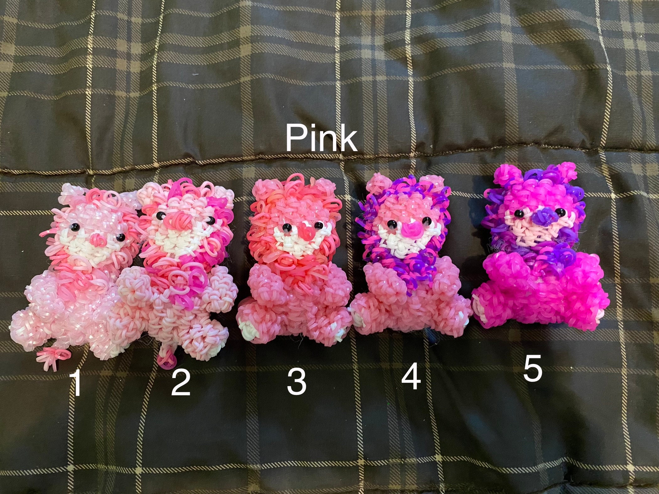 Rainbow Loom Lion/loom Band Lion - Etsy