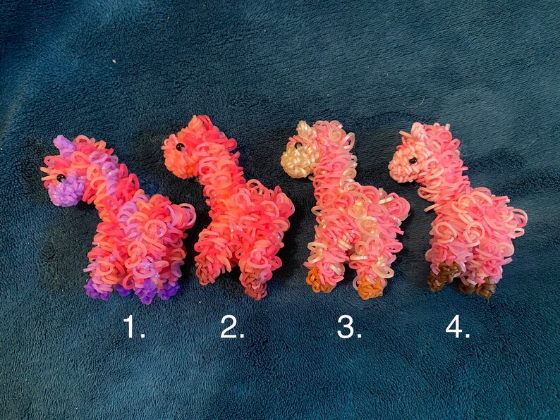 Rainbow Loom Loomigurumi Llama - Etsy
