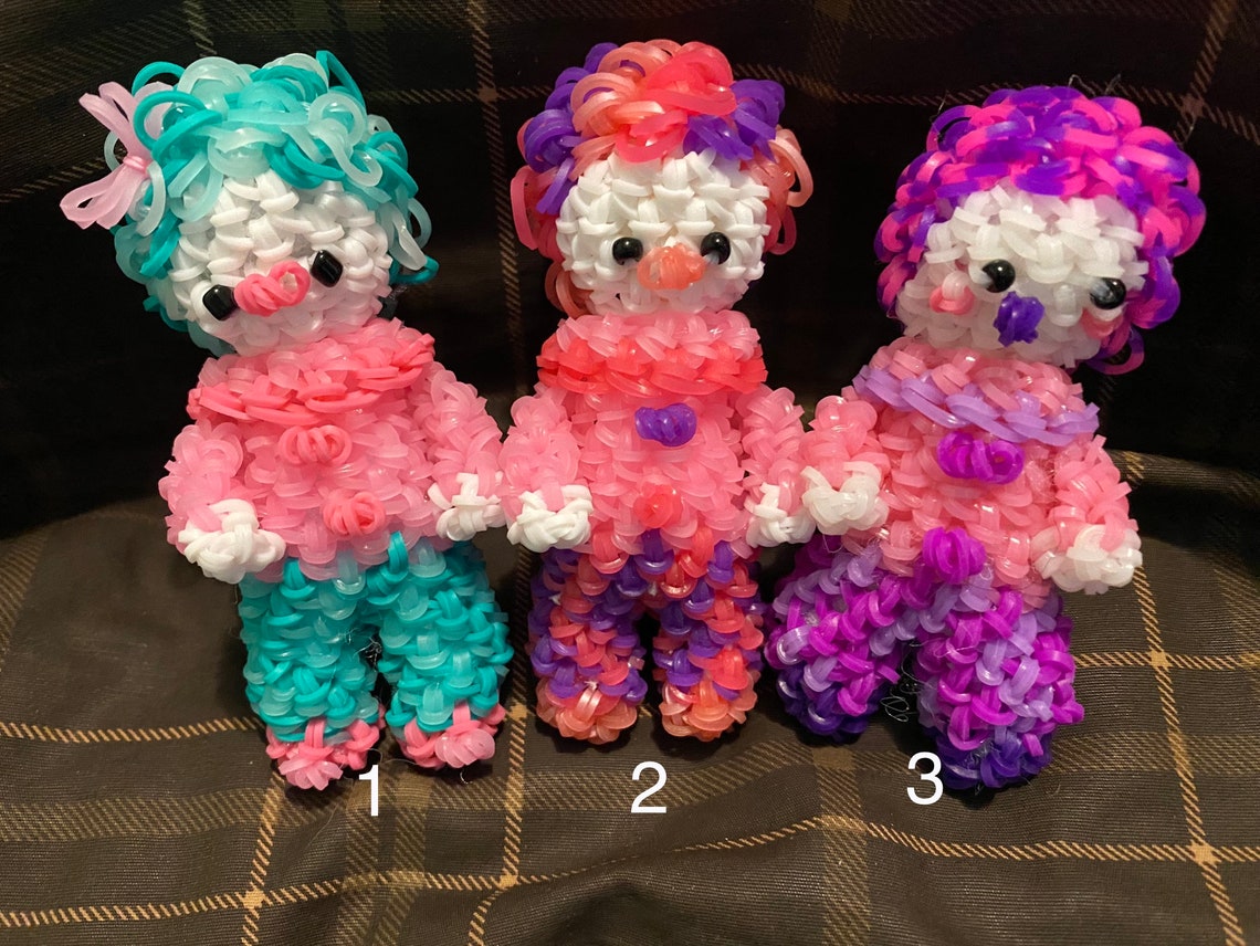 Loomigurumi Clown/rainbow Loom Clown - Etsy
