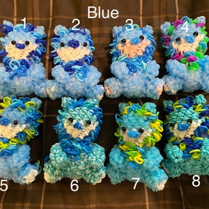Rainbow Loom Lion/loom Band Lion - Etsy