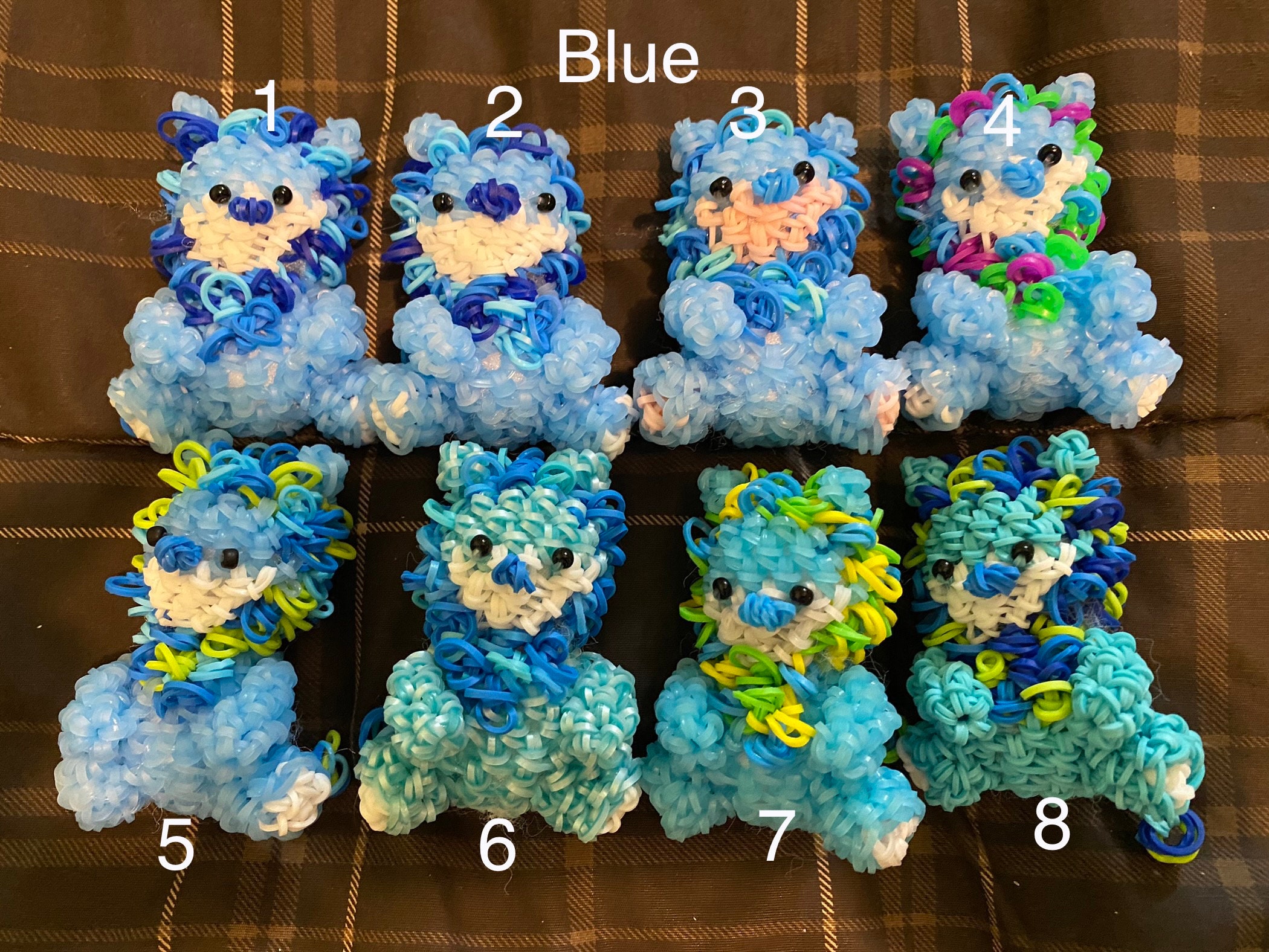 Rainbow Loom Lion/loom Band Lion - Etsy