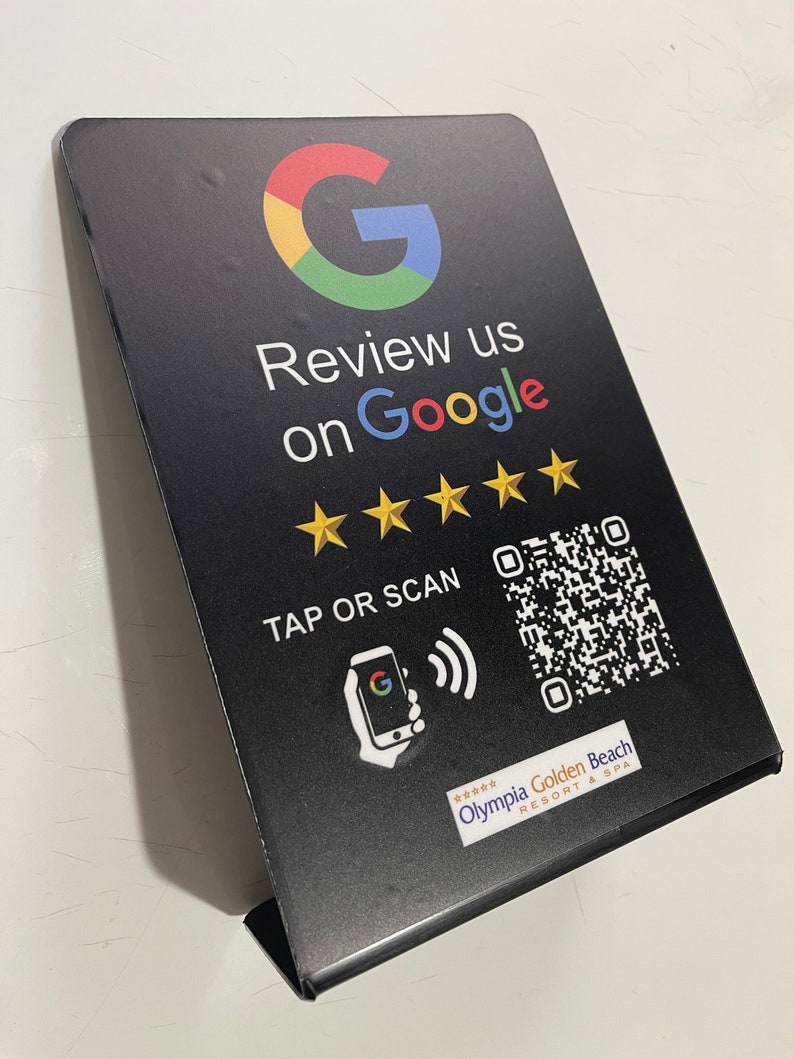 A6 Google Review Stand With Nfc of Your Business LIMITED OFFER!!! - Etsy