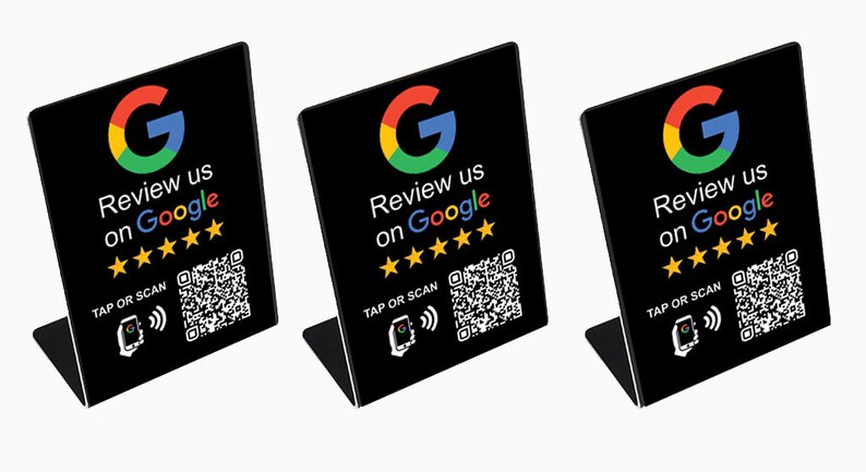 I Customize Your QR Code Google Review Sign Printable PNG File. Qrcode ...