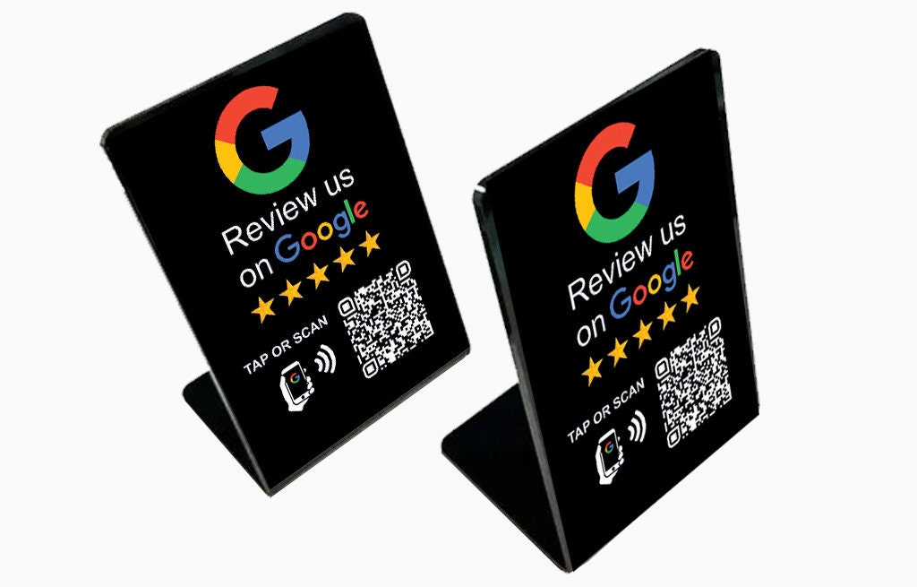I Customize Your QR Code Google Review Sign Printable PNG File. Qrcode ...