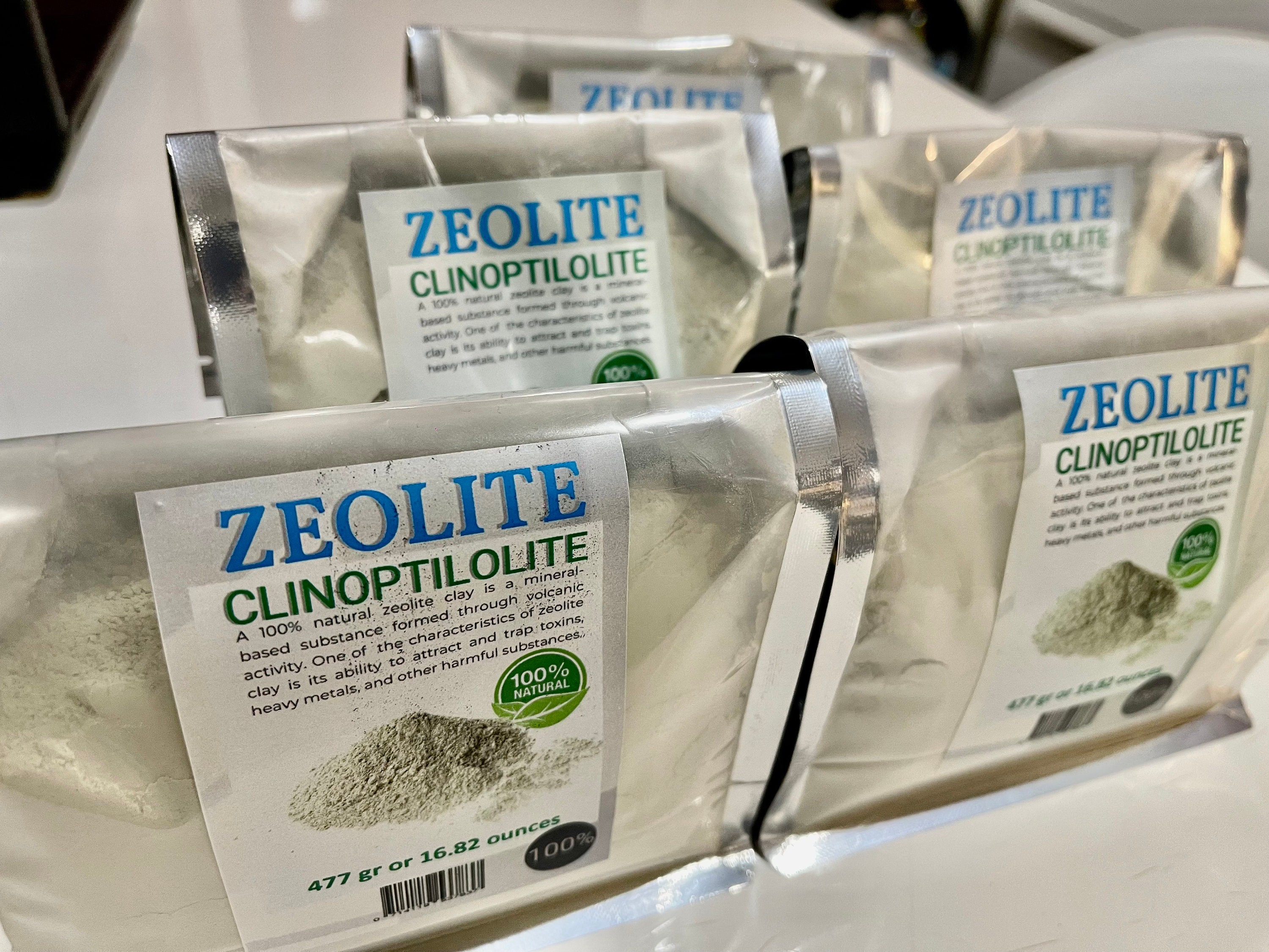 Pure Greek Mineral Zeolite Clay Powder 475grams or 16.6 Onches Natural ...