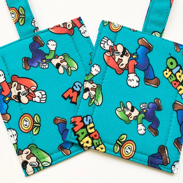 Super Mario Luggage Tags - Etsy
