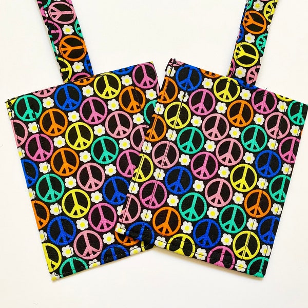 Rainbow Peace Sign - Etsy