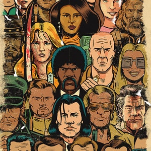 Tarantino Poster 11x17 - Etsy