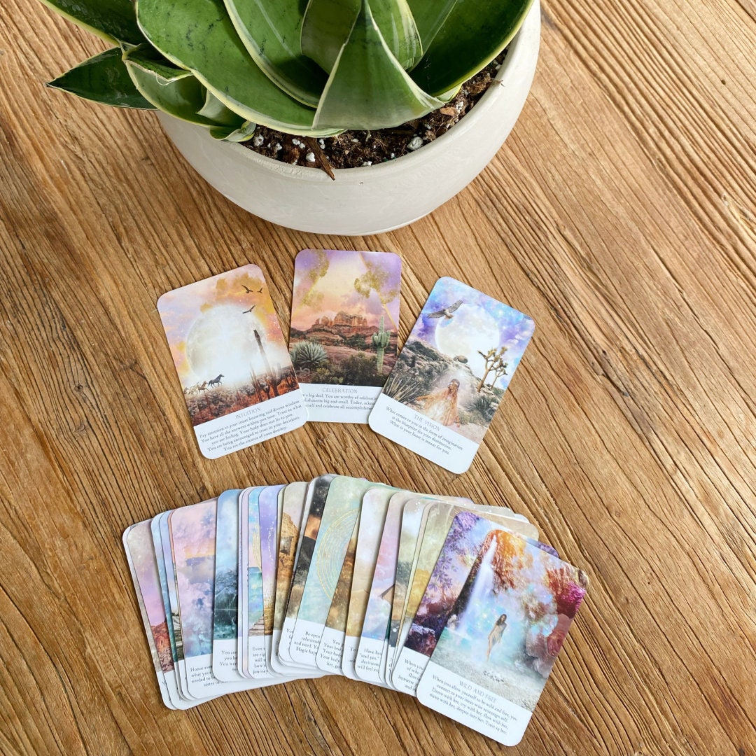 Oracle Card Deck- Sacred Soul Journey - Etsy