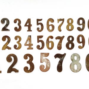 ONE Antique Six or Nine Number 6 or 9 Authentic Shabby Brass - Etsy