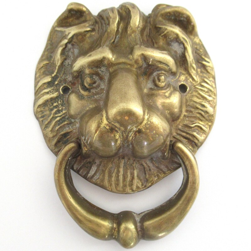 Lion Door Knocker - Etsy