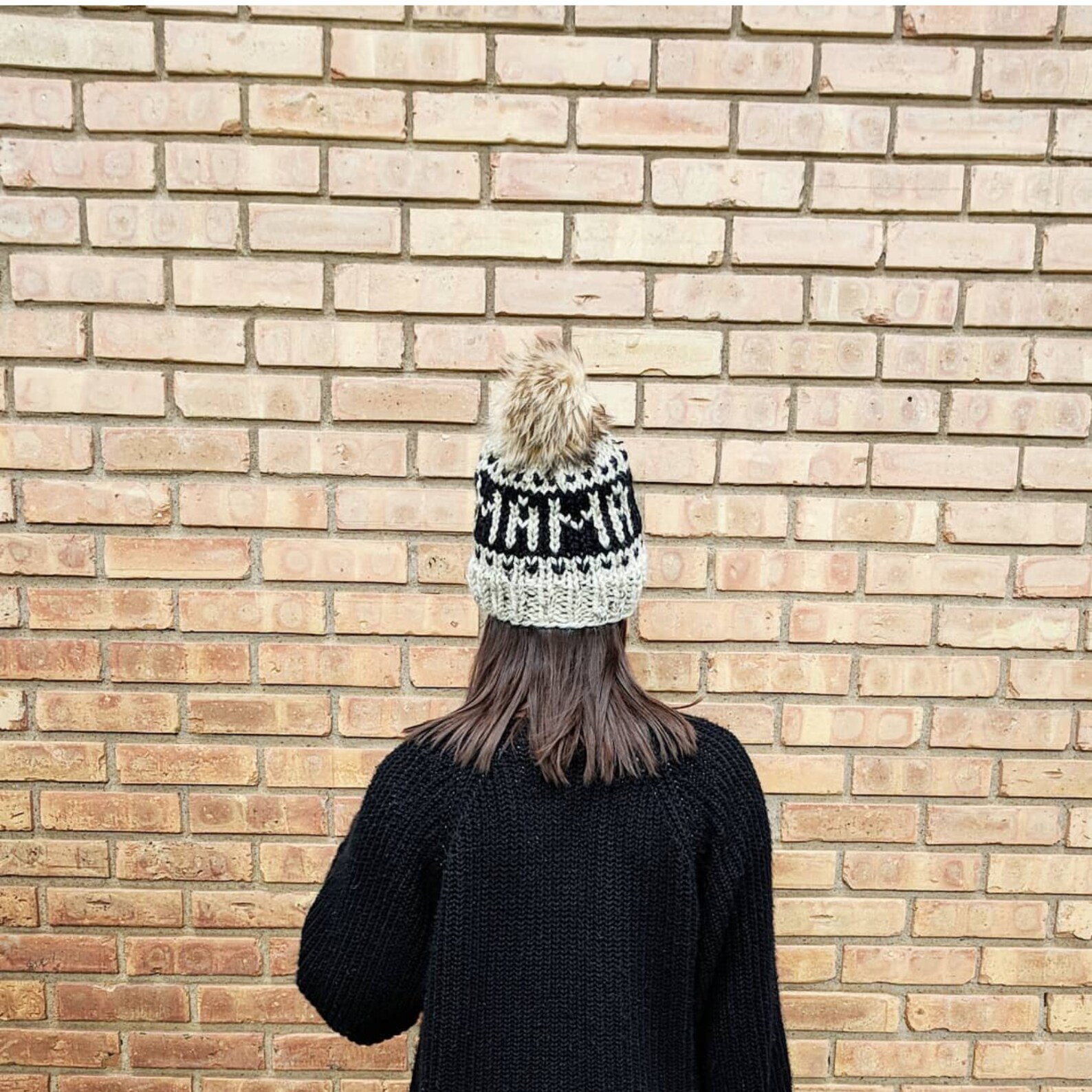 PATTERN: Mama Beanie Knit Mama Bear Toque Fair Isle | Etsy