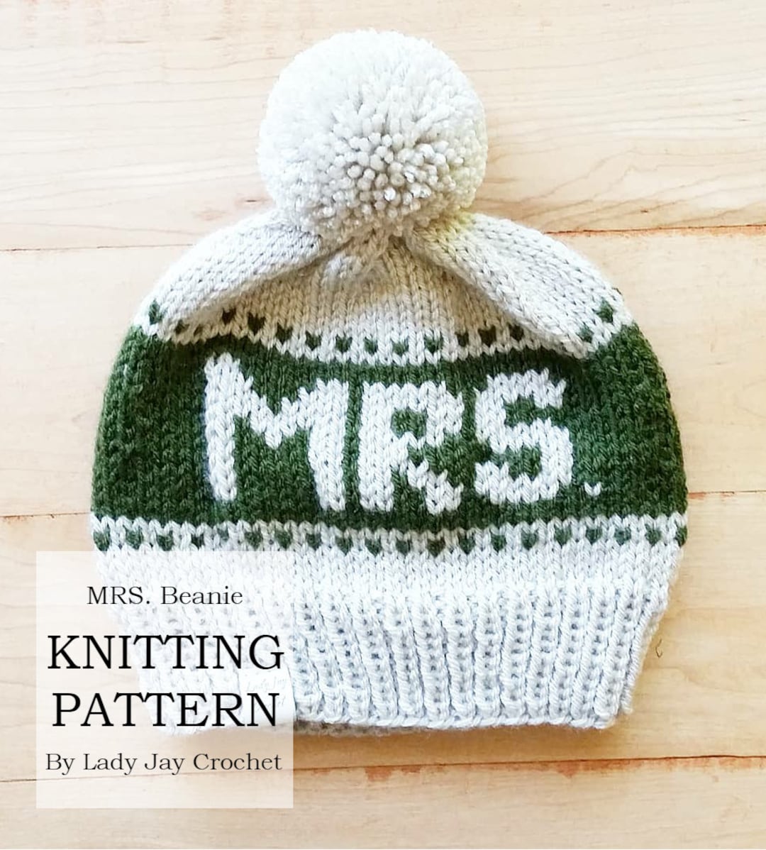 PERSONAL USE PATTERN: Mrs. Beanie | Bride Beanie | Wifey Beanie ...