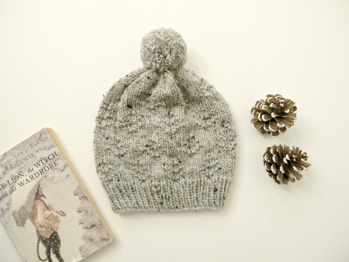 PATTERN: Enchanted Forrest Hat | Diy Knit Beanie Pattern | Easy Tree ...