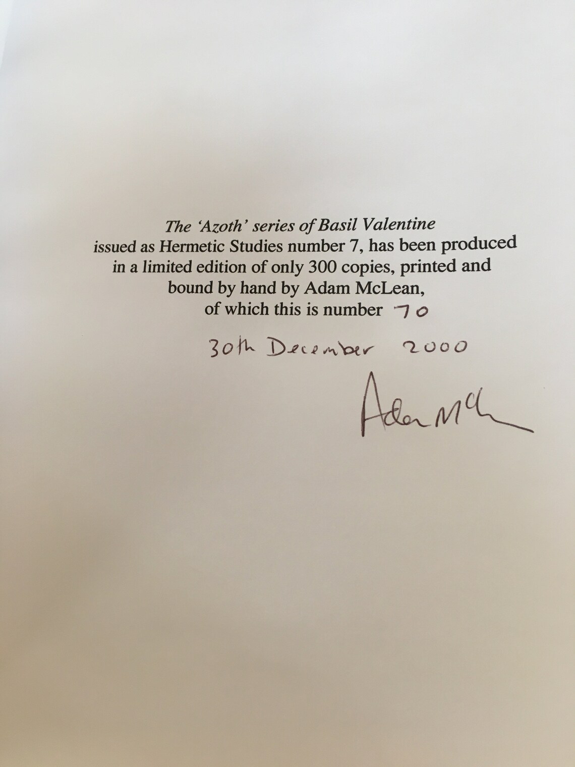 The 'azoth' Series of Basil Valentine Hermetic - Etsy