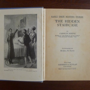Nancy Drew 2 the Hidden Staircase 1934 Edition - Etsy