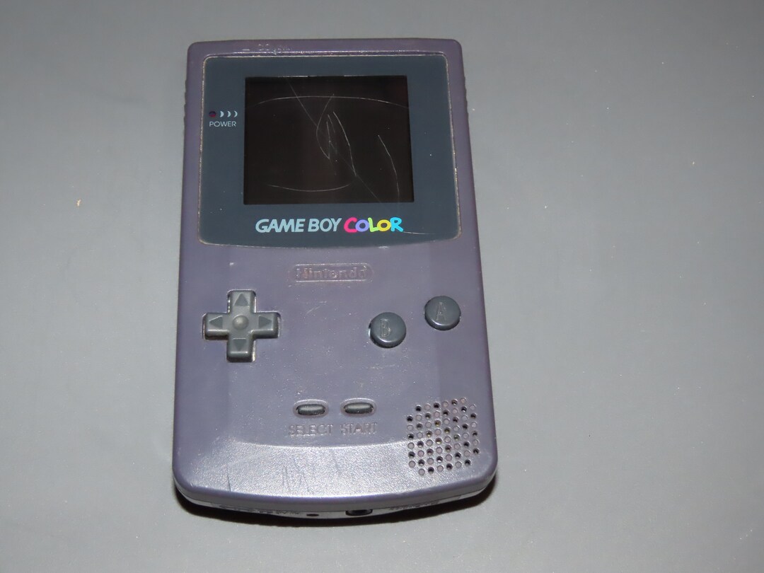 Grape Purple Nintendo Gameboy Color Handheld System Console - Vintage ...