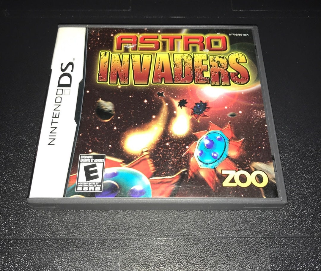 Astro Invaders Nintendo DS Video Game Complete With Game, Case and ...