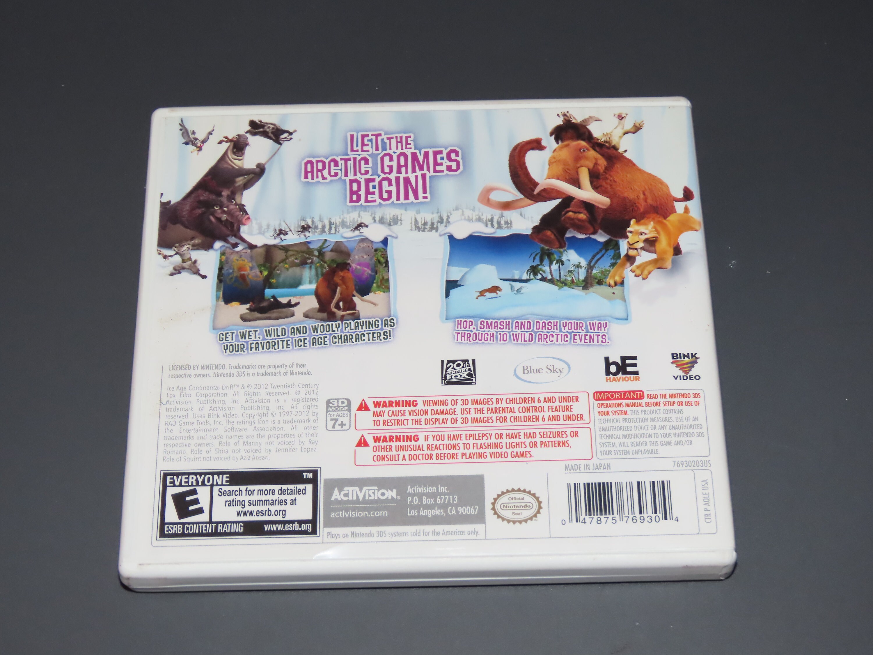 Ice Age: Continental Drift - Arctic Games Nintendo 3DS Video Game ...