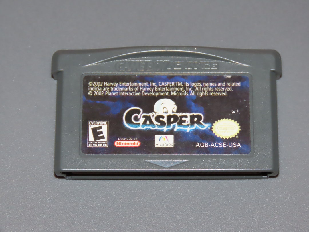 Casper Nintendo Gameboy Advance GBA Video Game - Etsy