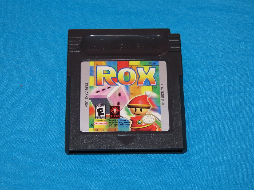 Rox Nintendo Gameboy GB/GBC Video Game - Etsy