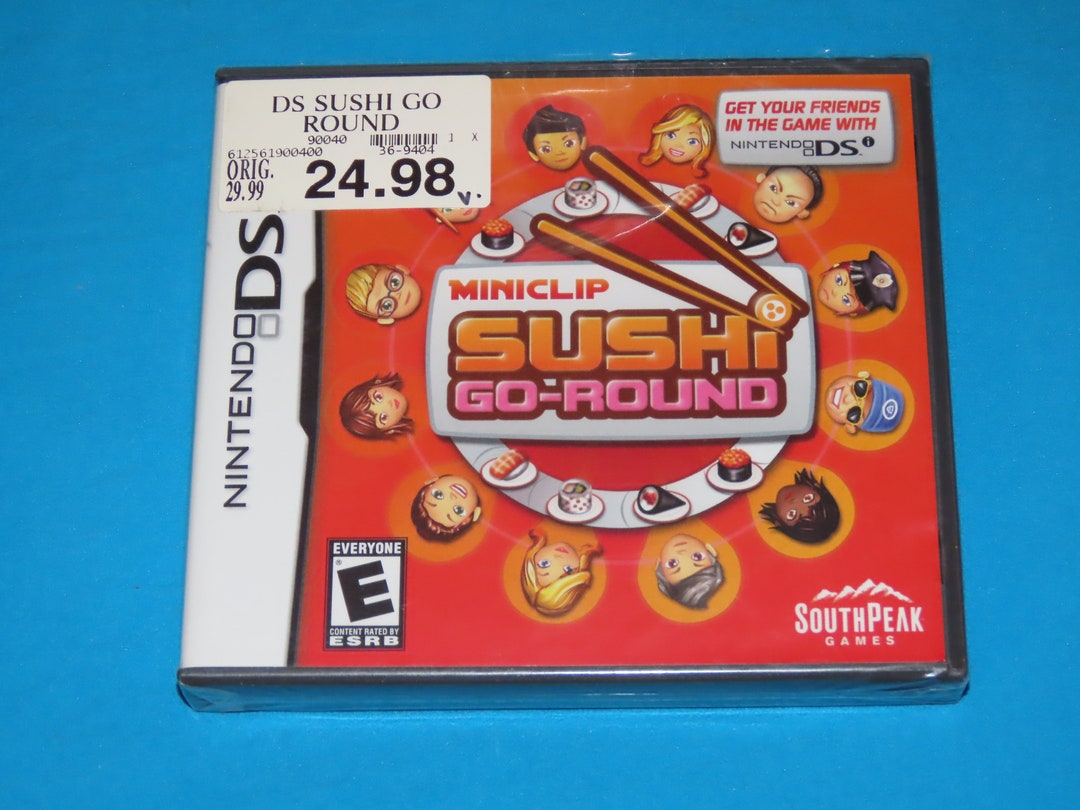 Miniclip Sushi Go-Round Nintendo DS Video Game Brand New / Sealed ...
