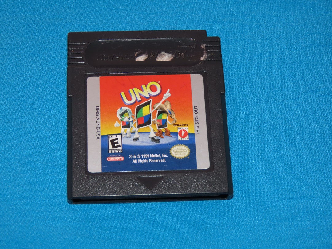 UNO Nintendo Gameboy (GB/GBC) Video Game - Etsy