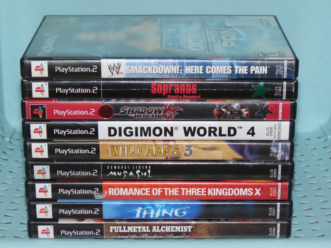 Assortment Playstation 2 Video Game Comes Complete With Game, Case and ...