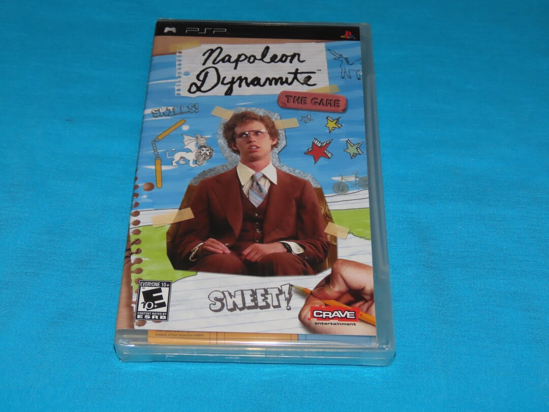 Napoleon Dynamite the Game Sony PSP Video Game Brand New / Sealed - Etsy