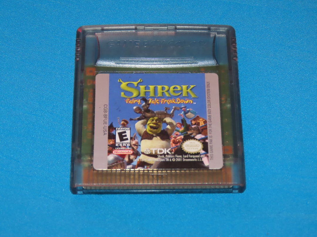 Shrek: Fairy Tale Freak Down Nintendo Gameboy Color GBC Video Game - Etsy