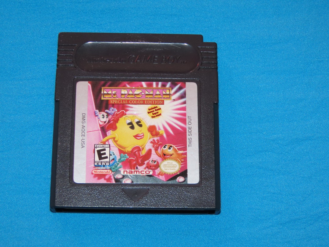 Ms. Pac-man Special Color Edition Nintendo Gameboy (GB/GBC) Video Game ...