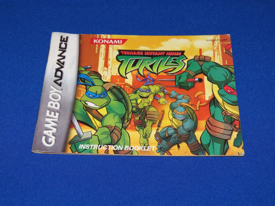 Teenage Mutant Ninja Turtles Gameboy Advance Official Video Game GBA ...