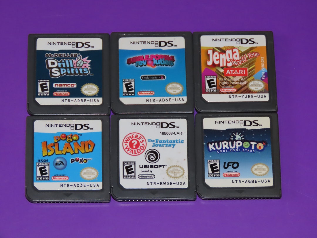 Puzzle DS Games Loose Nintendo DS Video Game - Select Your Game(s) - Etsy