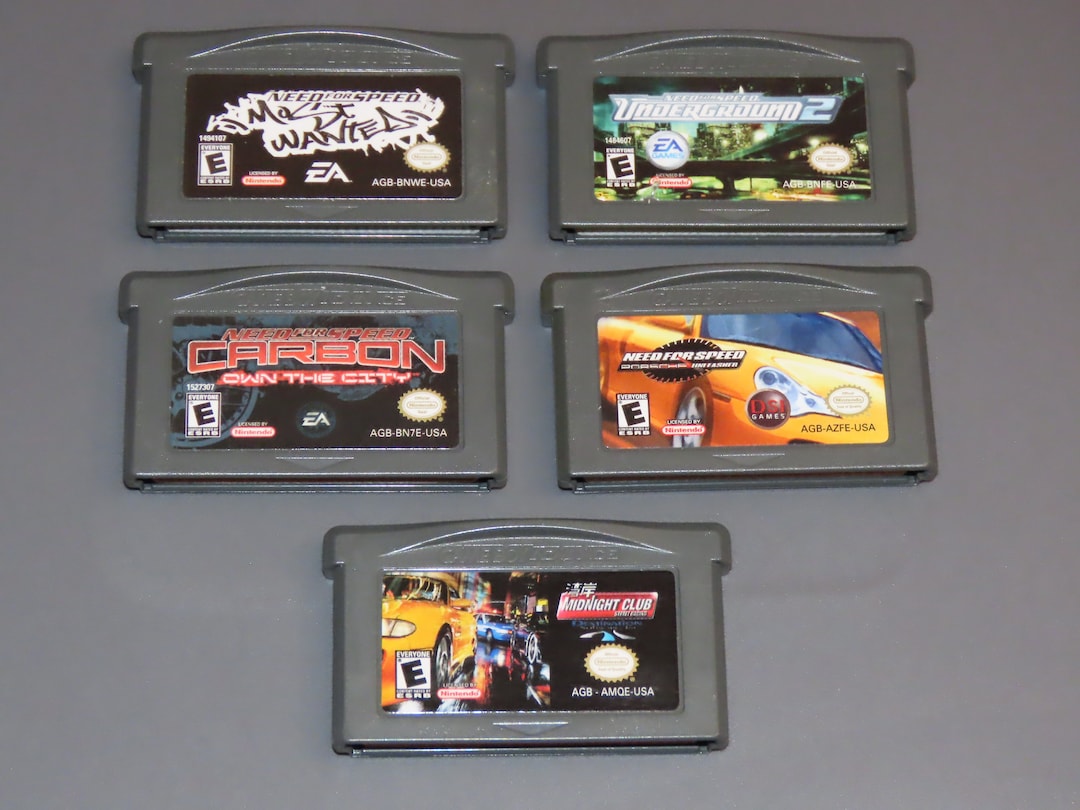Need for Speed Racing Gameboy Advance Games - Loose Nintendo GBA Video ...