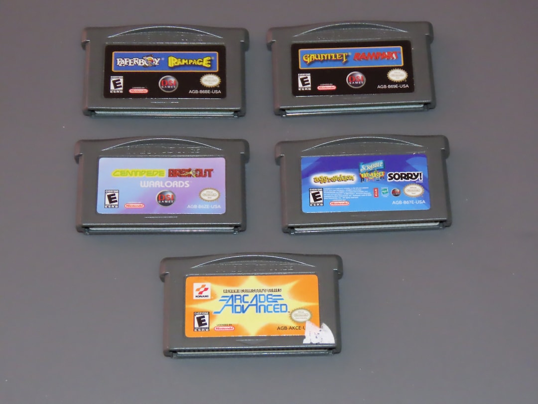 Multi Game in 1 Gameboy Advance Games - Loose Nintendo GBA Video Game ...