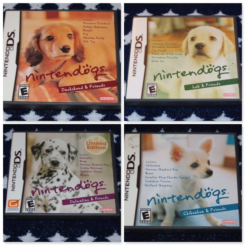 Nintendogs Lot Of 6 DS 3DS Lab, Chihuahua, Dalmatian & Friends Complete In Box - munimoro.gob.pe