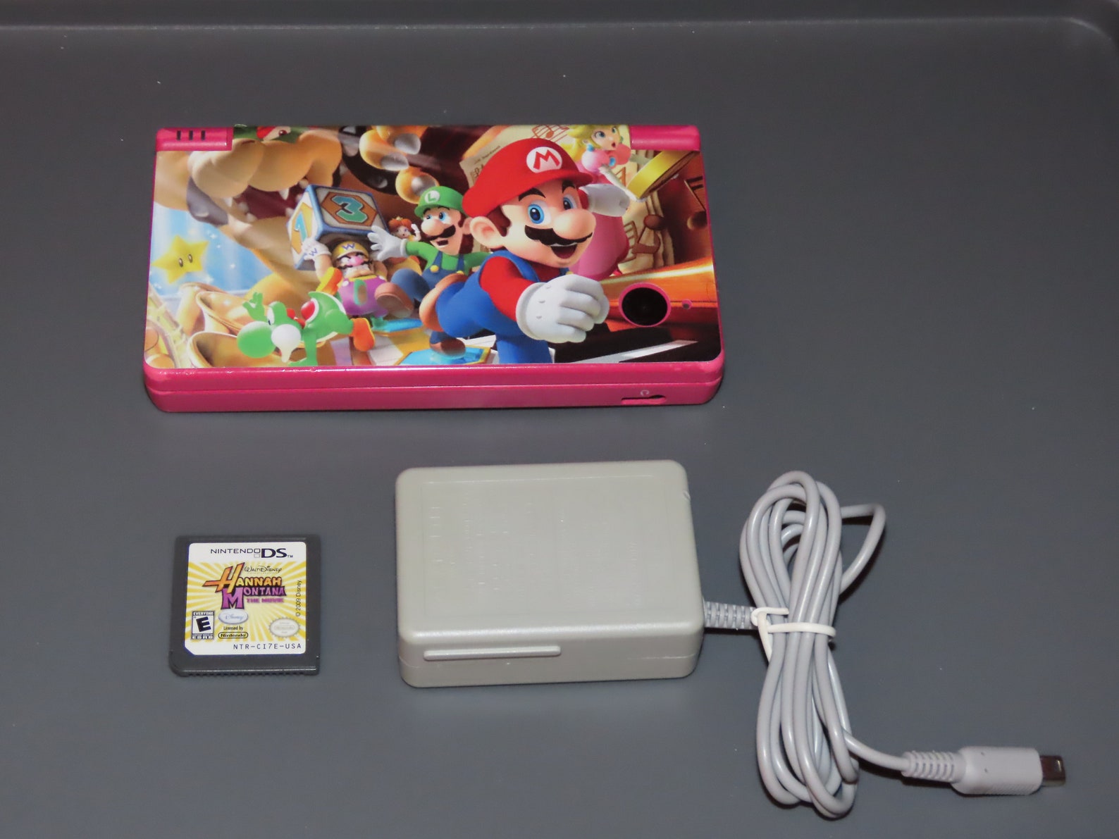 Pink Nintendo Dsi Handheld System Console With Mario Skin | Etsy