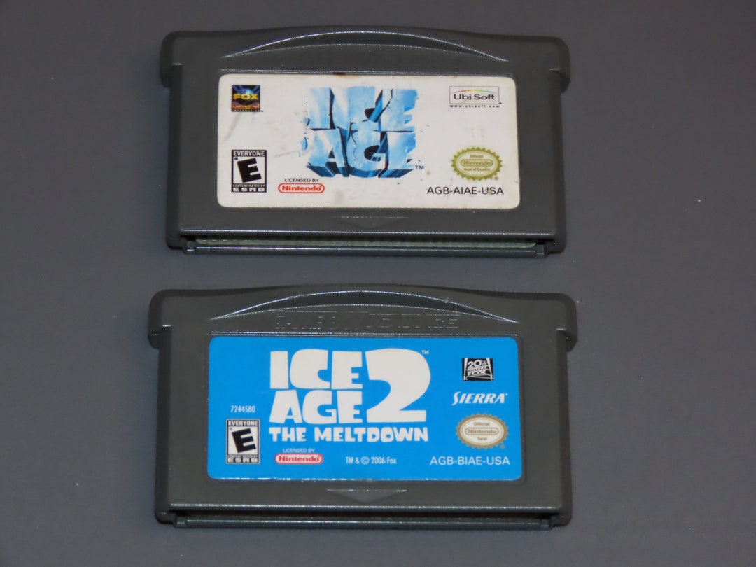 Ice Age Gameboy Advance Games - Loose Nintendo GBA Video Game - Select ...